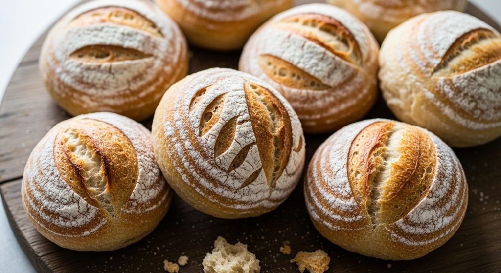 How to Bake Mini Sourdough Loaves with a Crackling Crust?