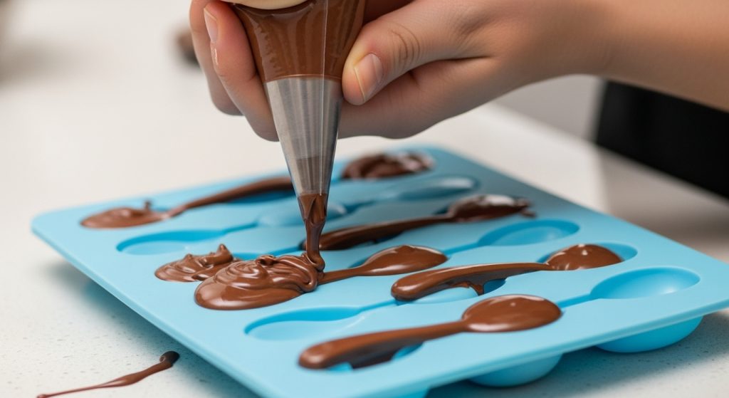 How to Make Chocolate Spoons With a Mould: Easy DIY Guide