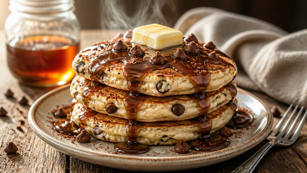 Chocolate Chocolate Chip Pancake Recipe: Fluffy & Rich Breakfast Delight